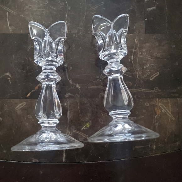 Gorham | Accents | Gorham Full Lead Crystal Candlesticks Set Of 2 West ...